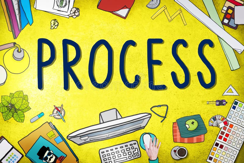 Process System Method Procedure Operation Concept Stock Illustration ...