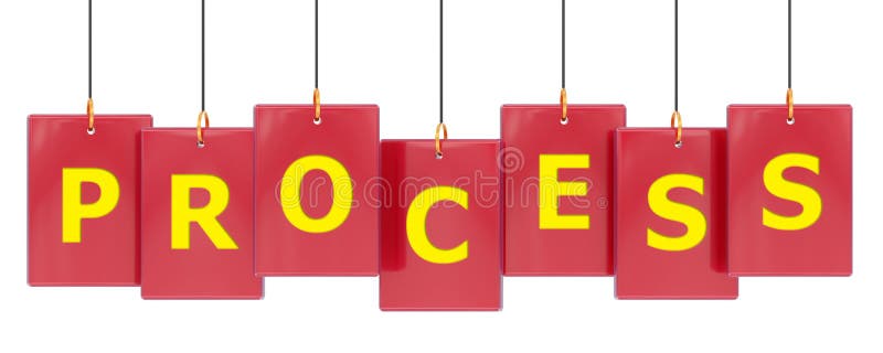 Process tag banner stock illustration. Illustration of abstract - 112018456