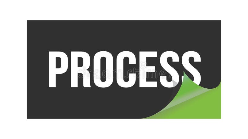 PROCESS Text Written on Purple Indigo Grungy Round Stamp Stock ...