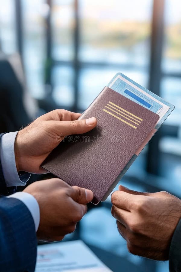 The Process of Transferring Travel Documents and Verifying Passports ...