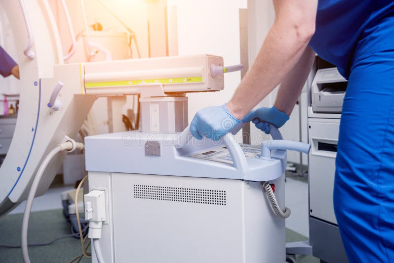 Process of Trauma Surgery Operation. Group of Surgeons in Operating ...