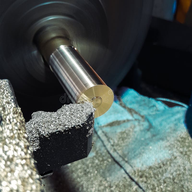 Process of Turning Brass Material 2 Stock Photo - Image of metal ...