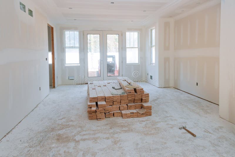 Process for Under Construction in a Renovated Room Installation of ...