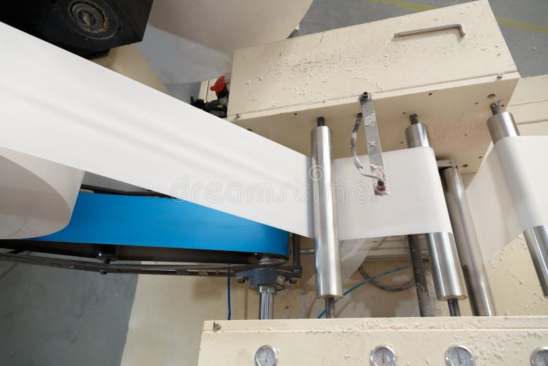 Process of Various Paper Products Manufacturing Stock Image - Image of ...