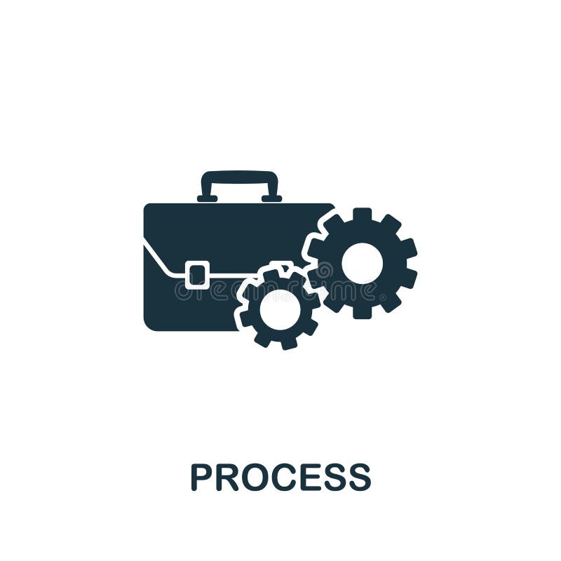Process Vector Icon Symbol. Creative Sign from Business Administration ...