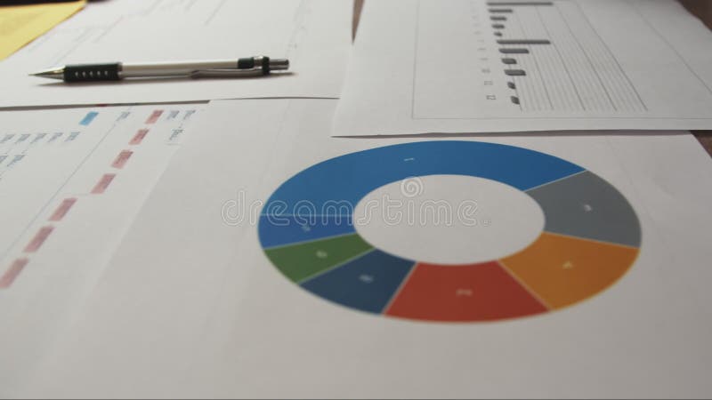 Process of Work Planning. Flat Lay Background from Gantt Diagrams and ...