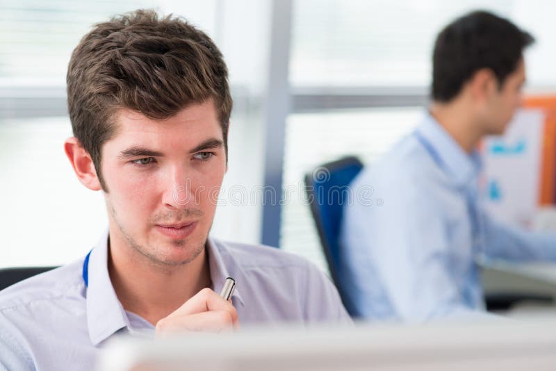 In process of working stock photo. Image of business - 39828468