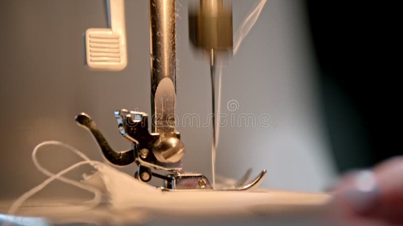 Process of Working of Needle of a Sewing Machine Stock Video - Video of ...