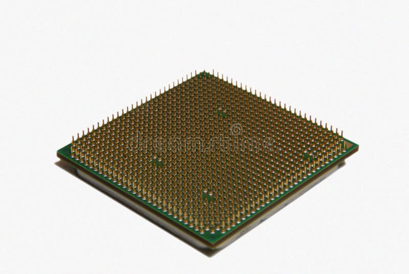 Processador Central Multicore Moderno Com Backgroun Branco Imagem de ...