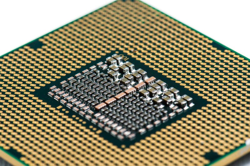 Processador Central Multicore Moderno Com Fundo Branco Foto de Stock ...