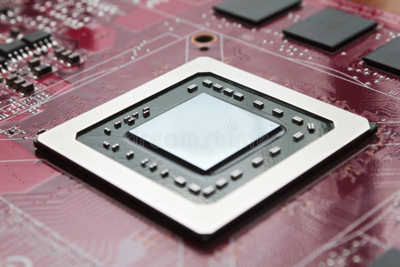 Processador do computador foto de stock. Imagem de fundo - 18943962