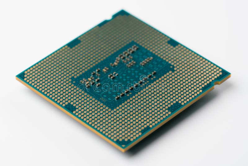 Processador Moderno Do Computador Foto de Stock - Imagem de dados ...