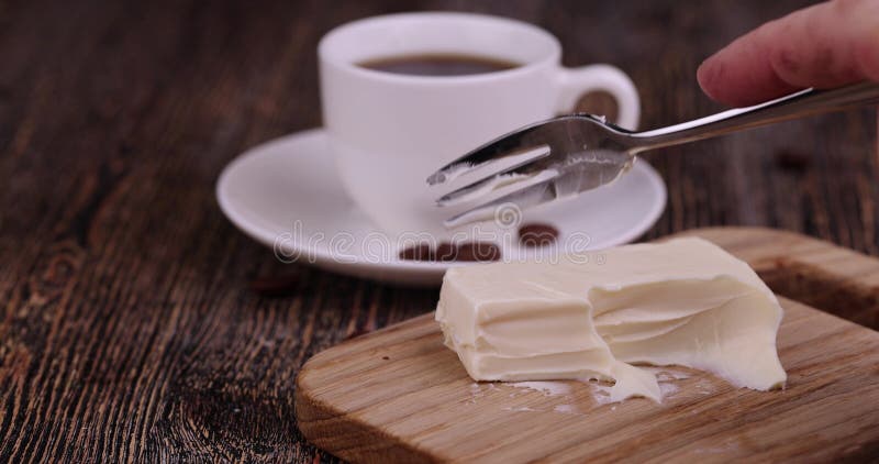 Processed Cheese from Dairy Products on the Board Stock Photo - Image ...