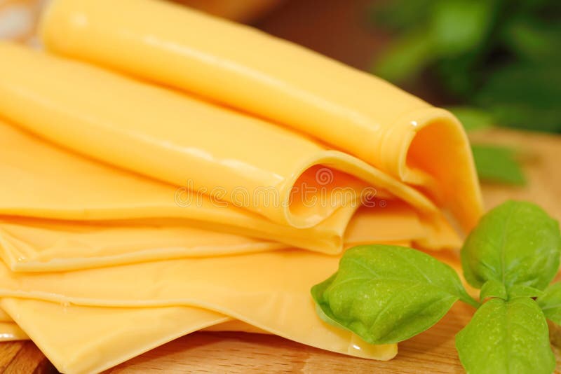 Processed Cheese with Greens Stock Image - Image of snack, ingredient ...