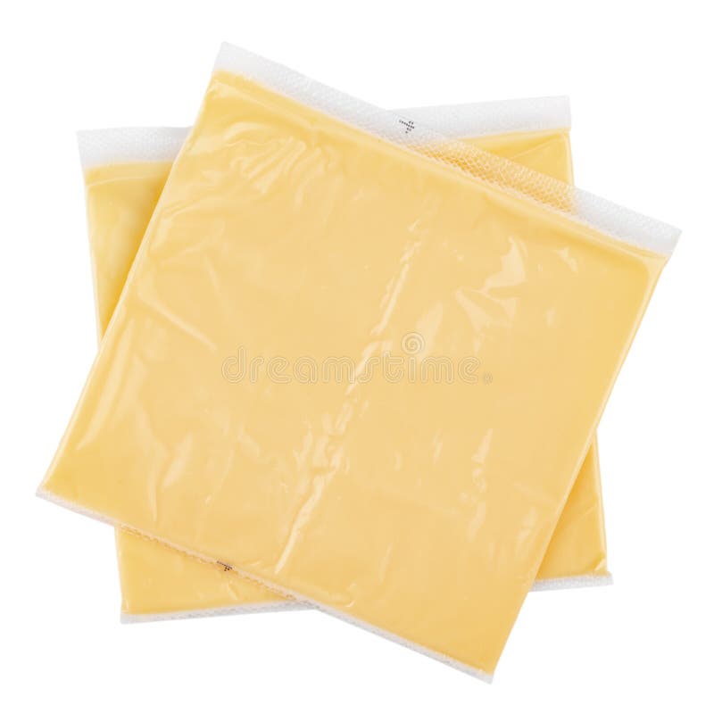 Processed Cheese for Making Hamburgers and Cheeseburgers Wrapped in ...