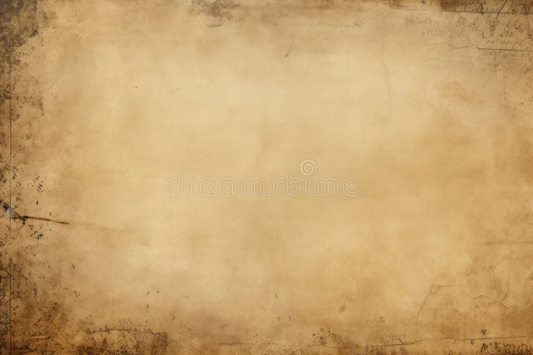 Processed Collage of Ancient Scroll Sheet of Brown Aged Paper Texture ...