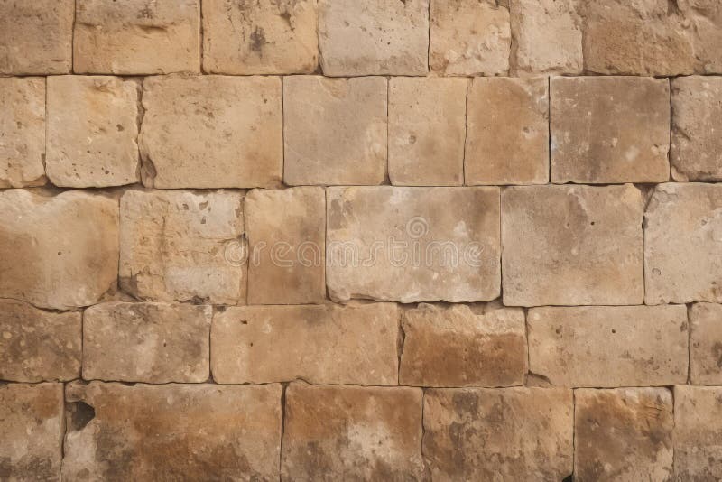 Processed Collage of Ancient Yellow Block Wall Texture. Background for ...