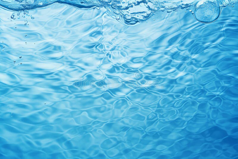 Processed Collage of Clean Blue Water Texture. Background for Banner ...