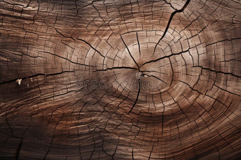 Processed Collage of Cracked Wooden Log Surface Texture. Background for ...