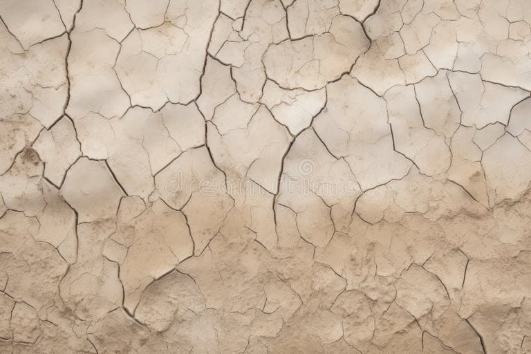 Processed Collage of Dry Cracked Earth Surface Texture. Background for Banner, Backdrop or ...
