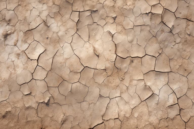 Processed Collage of Dry Cracked Earth Surface Texture. Background for Banner, Backdrop or ...