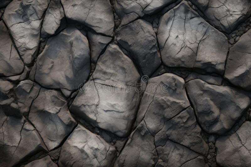 Processed Collage of Dry Grey Ground Stones Texture. Background for ...