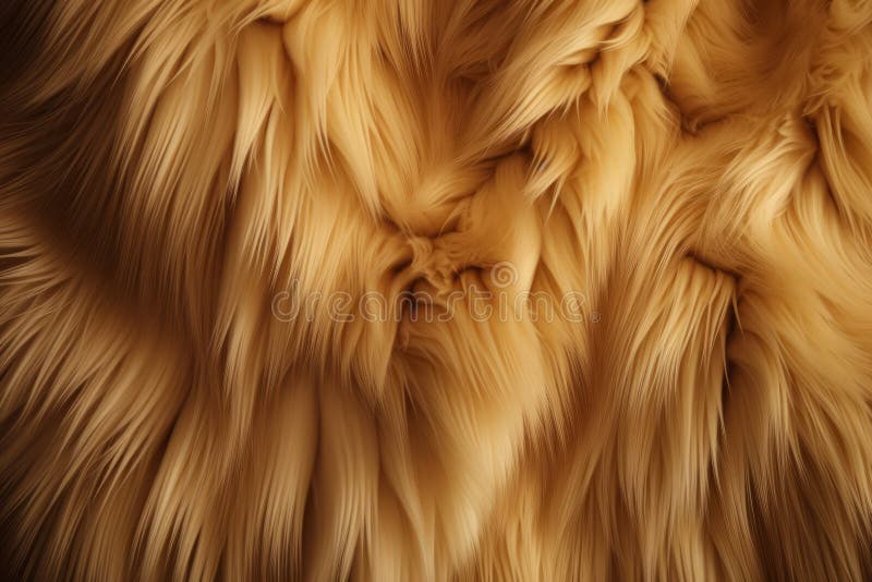 Processed Collage of Fluffy Animal Fur Surface Texture. Background for ...