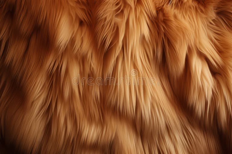 Processed Collage of Fluffy Animal Fur Surface Texture. Background for ...