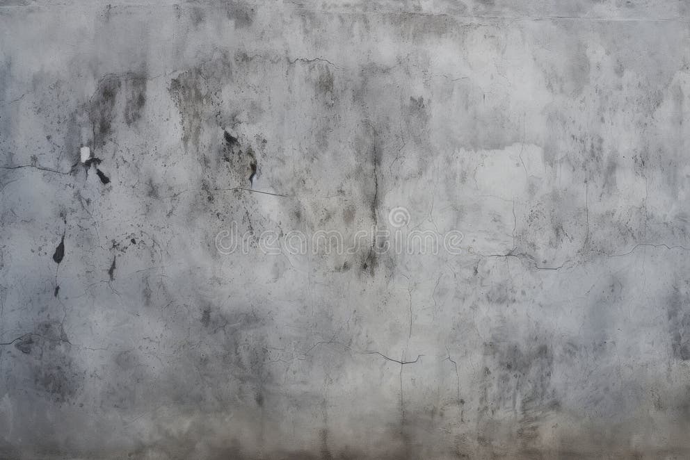 Processed Collage of Grey Cracked Stucco Wall Texture. Background for ...