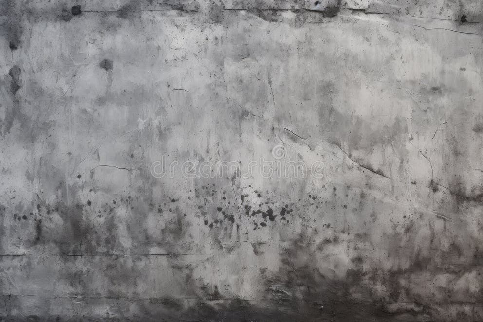 Processed Collage of Grey Cracked Stucco Wall Texture. Background for ...