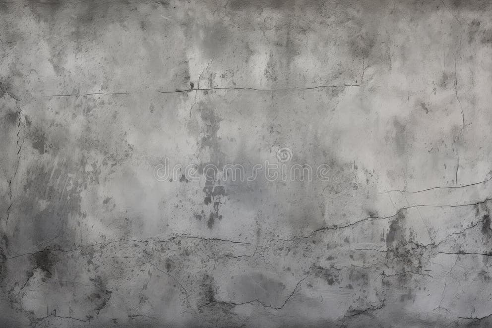Processed Collage of Grey Cracked Stucco Wall Texture. Background for ...