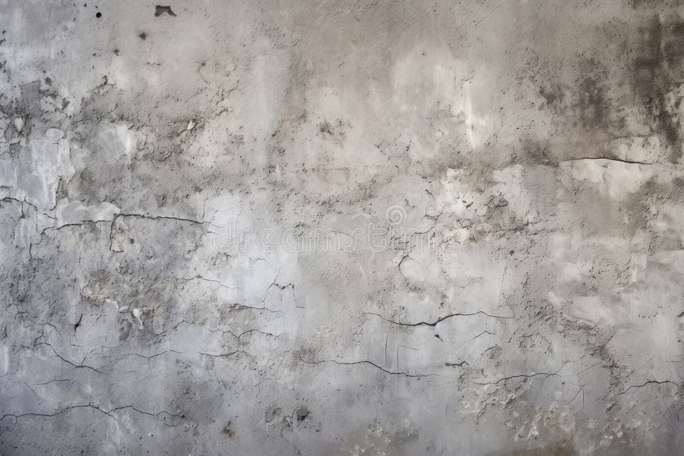 Processed Collage of Grey Cracked Stucco Wall Texture. Background for ...