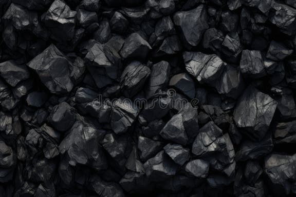 Processed Collage of Industrial Pea Coal Surface Texture. Background ...