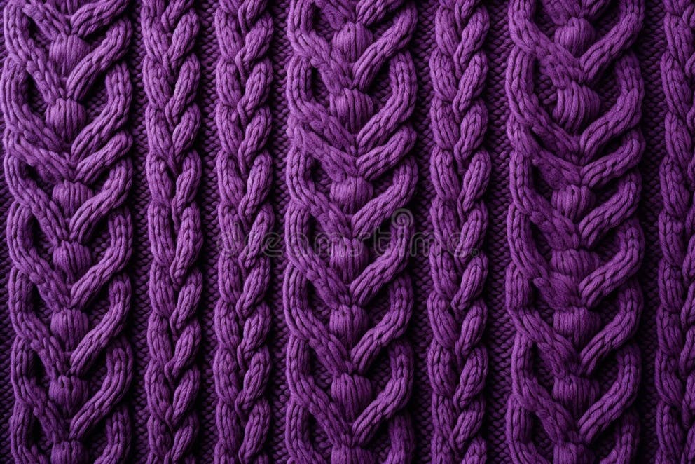 Processed Collage of Knitted Braids Cotton Yarn Texture. Background for ...