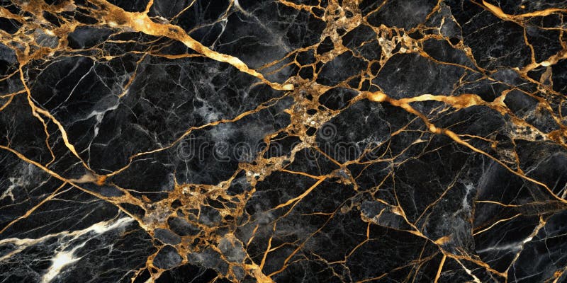 Processed Collage of Luxury Black Marble Texture for Premium Design ...
