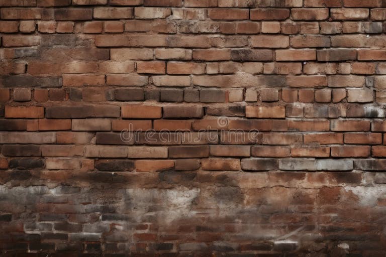 Processed Collage of Obsolete Red Brock Masonry Wall Texture ...