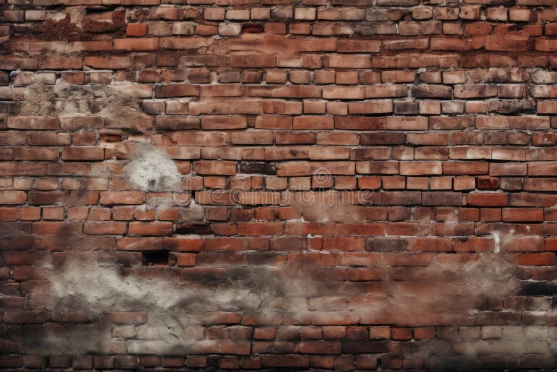 Processed Collage of Obsolete Red Brock Masonry Wall Texture ...