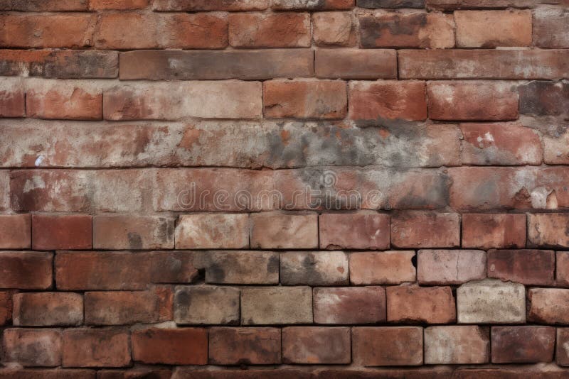 Processed Collage of Obsolete Red Brock Masonry Wall Texture ...