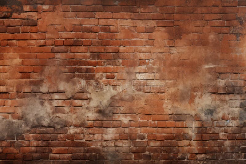 Processed Collage of Obsolete Red Brock Masonry Wall Texture ...