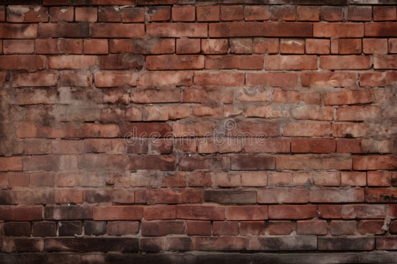 Processed Collage of Obsolete Red Brock Masonry Wall Texture ...