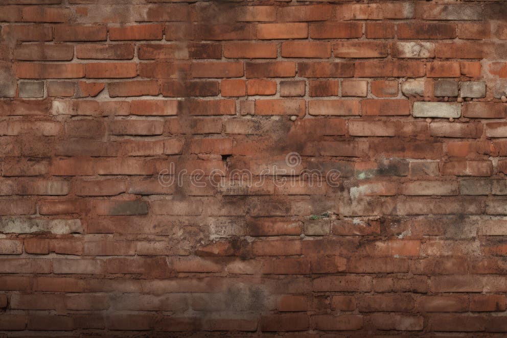 Processed Collage of Obsolete Red Brock Masonry Wall Texture ...