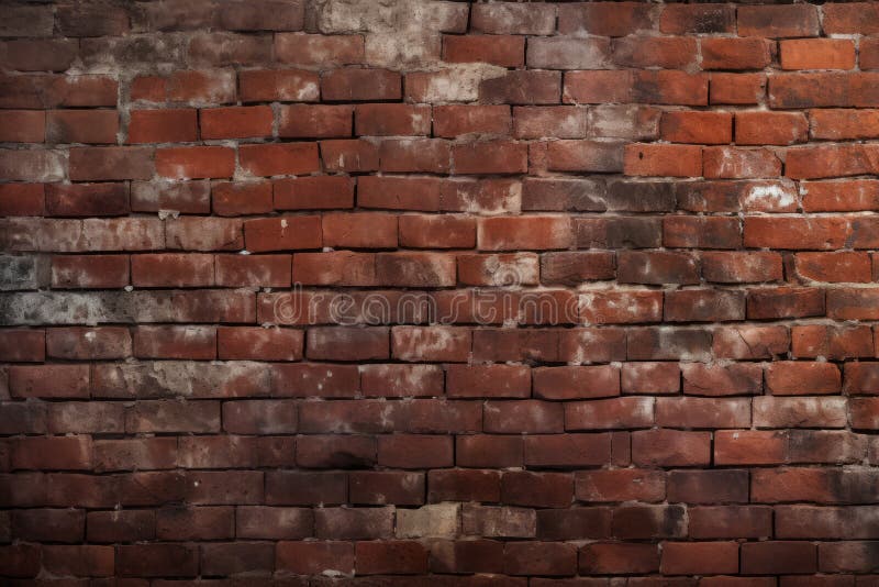 Processed Collage of Obsolete Red Brock Masonry Wall Texture ...