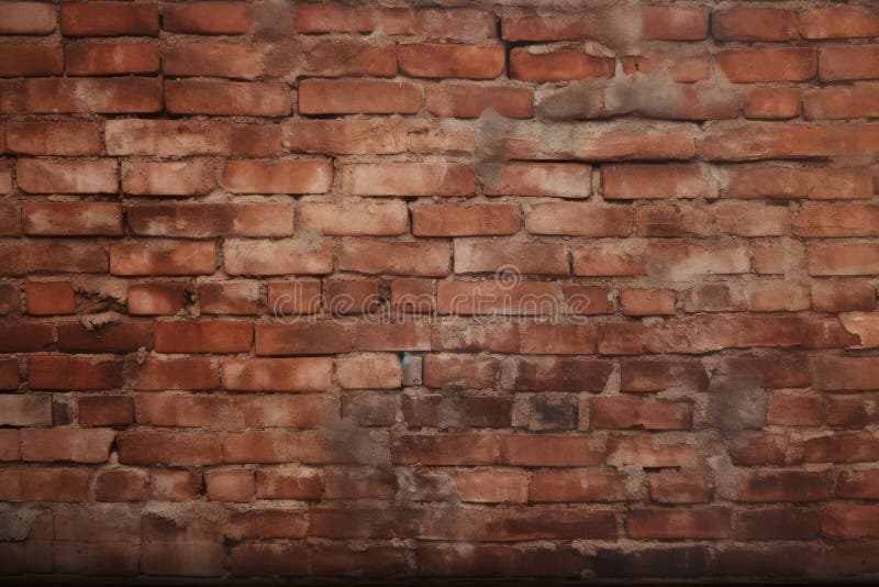 Processed Collage of Obsolete Red Brock Masonry Wall Texture ...