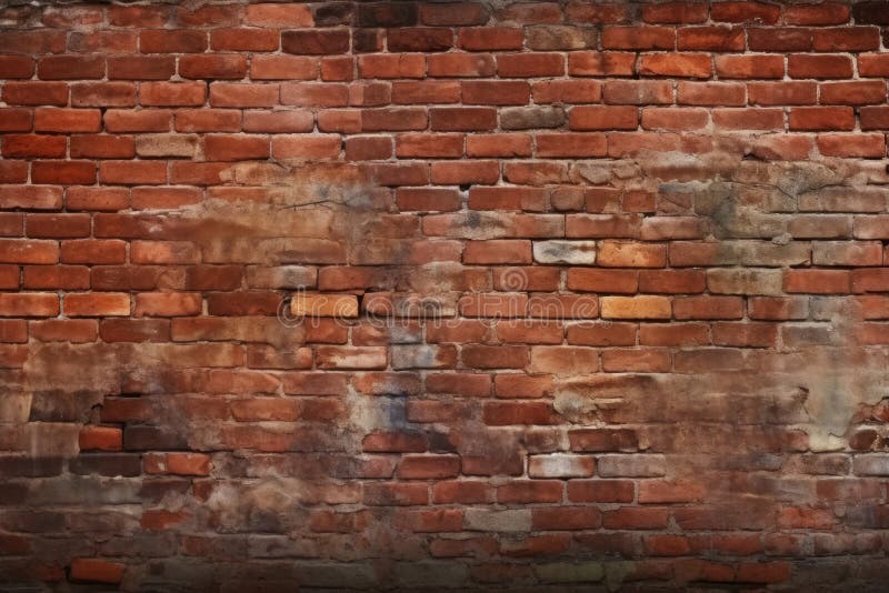 Processed Collage of Obsolete Red Brock Masonry Wall Texture ...