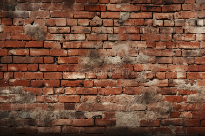 Processed Collage of Obsolete Red Brock Masonry Wall Texture ...