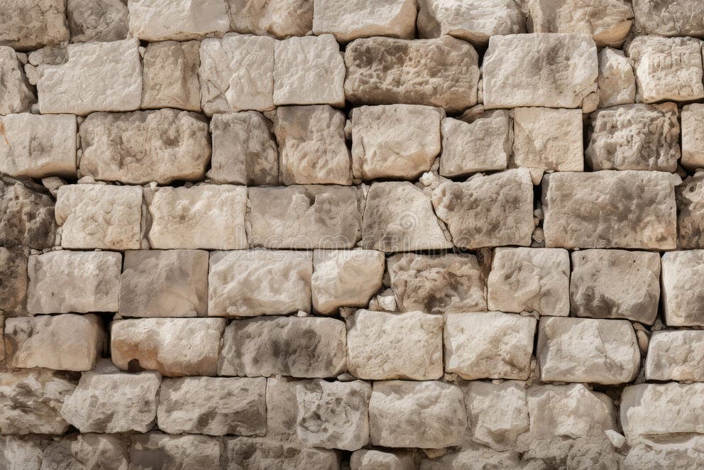 Processed Collage of Old Ancient Sand Block Wall Texture in Daylight ...