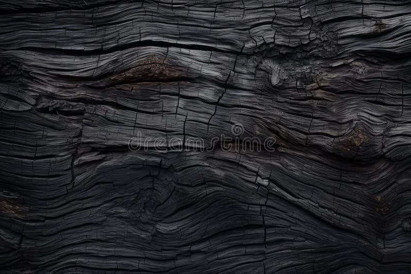 Processed Collage of Old Black Tree Bark Surface Texture. Background ...