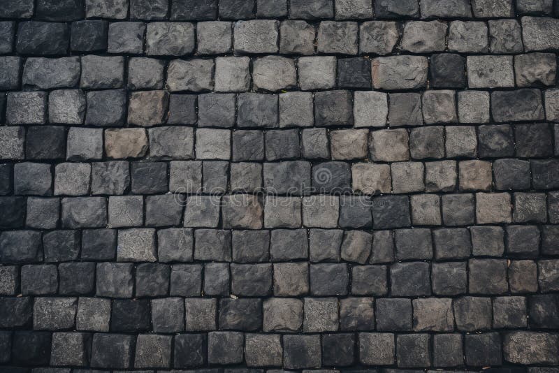 Processed Collage of Old European Cobble Stone Pavement Texture ...