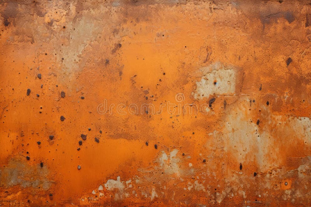 Processed Collage of Old Rust Metal Wall Surface Texture. Background ...