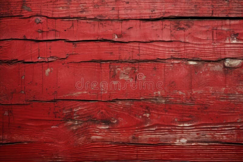 Processed Collage of Old Rustic Painted Red Wood Planks Texture ...